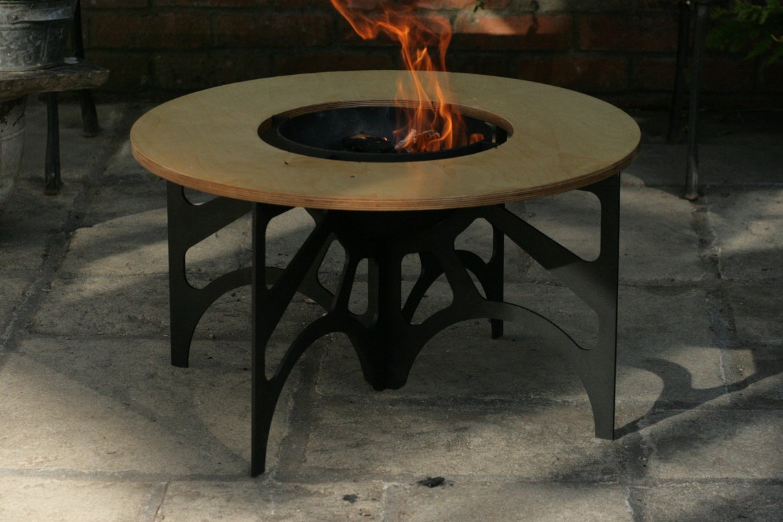 THE CRUCIBLE - Barbeque Inset Table, Coffee Table, Inset Fire Bowl ...