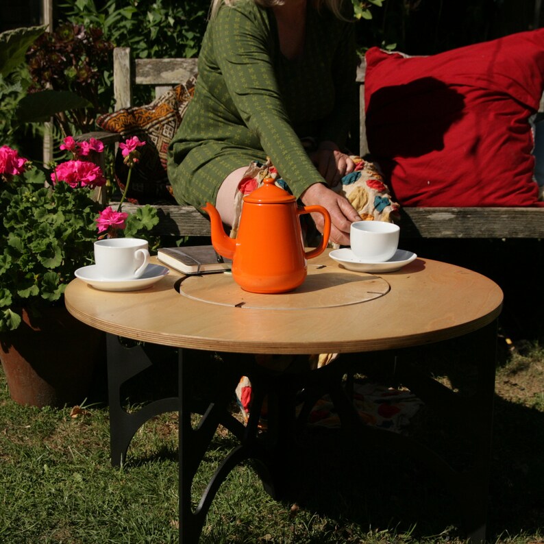 THE CRUCIBLE Barbeque Inset Table, Coffee Table, Inset Fire Bowl Table ...