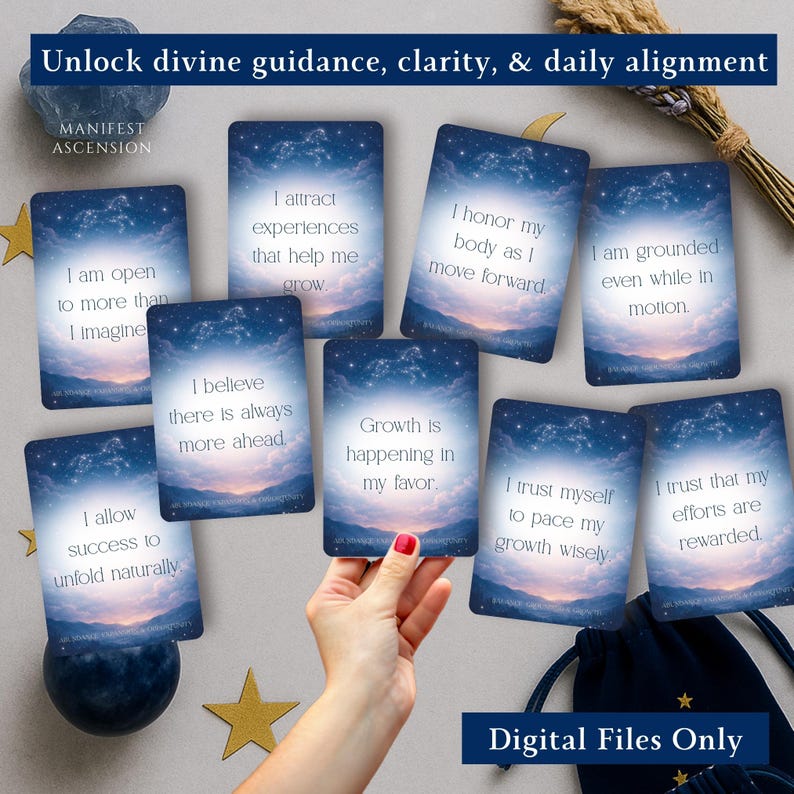 Year of the Horse Affirmation Cards | Lunar Zodiac Deck (printable PDF ...