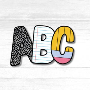 Bold Printable Bulletin Board Letters, Numbers, and Symbols: Classroom ...