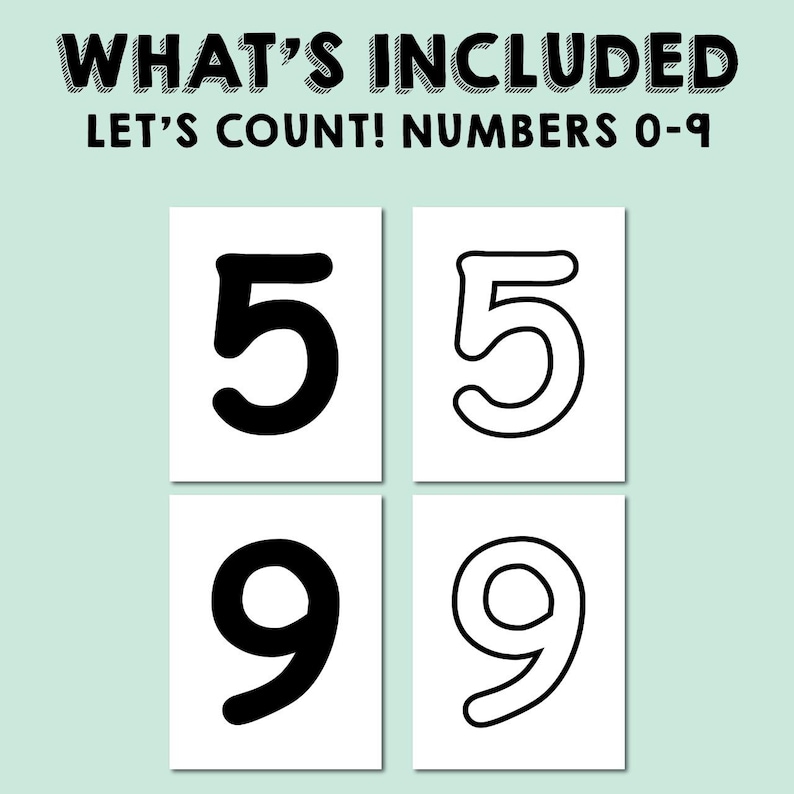 Colorful Bulletin Board Numbers and Alphabet Letters With Cute Pictures ...