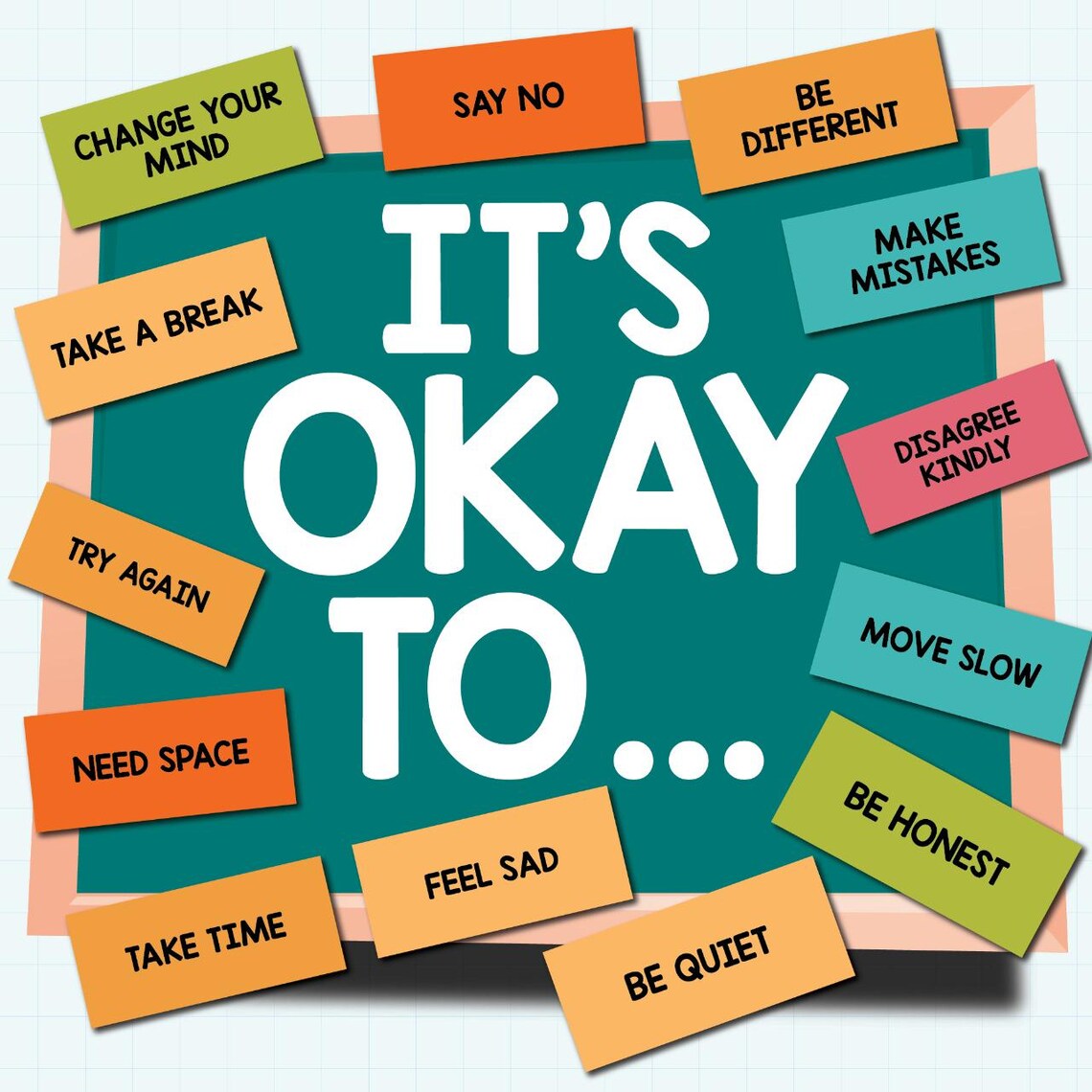 Social Emotional Learning Bulletin Board Kit for Classroom Decor, It's ...