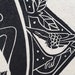 The Beast of Dean II Pine Marten, Original Linocut Print on Handmade ...