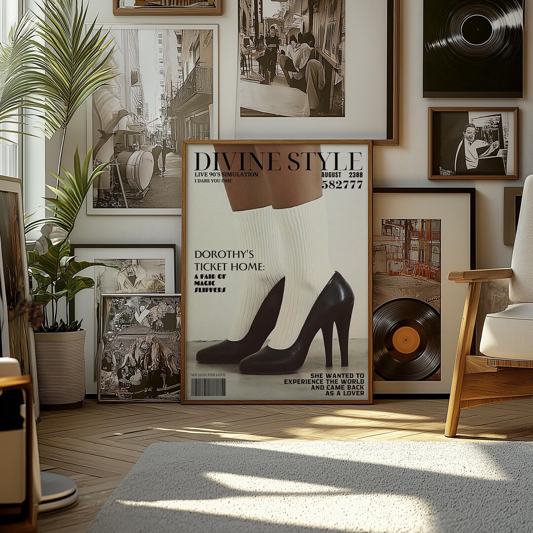 Divine Style Magazine Poster, High Heels Poster, Summer House Poster ...