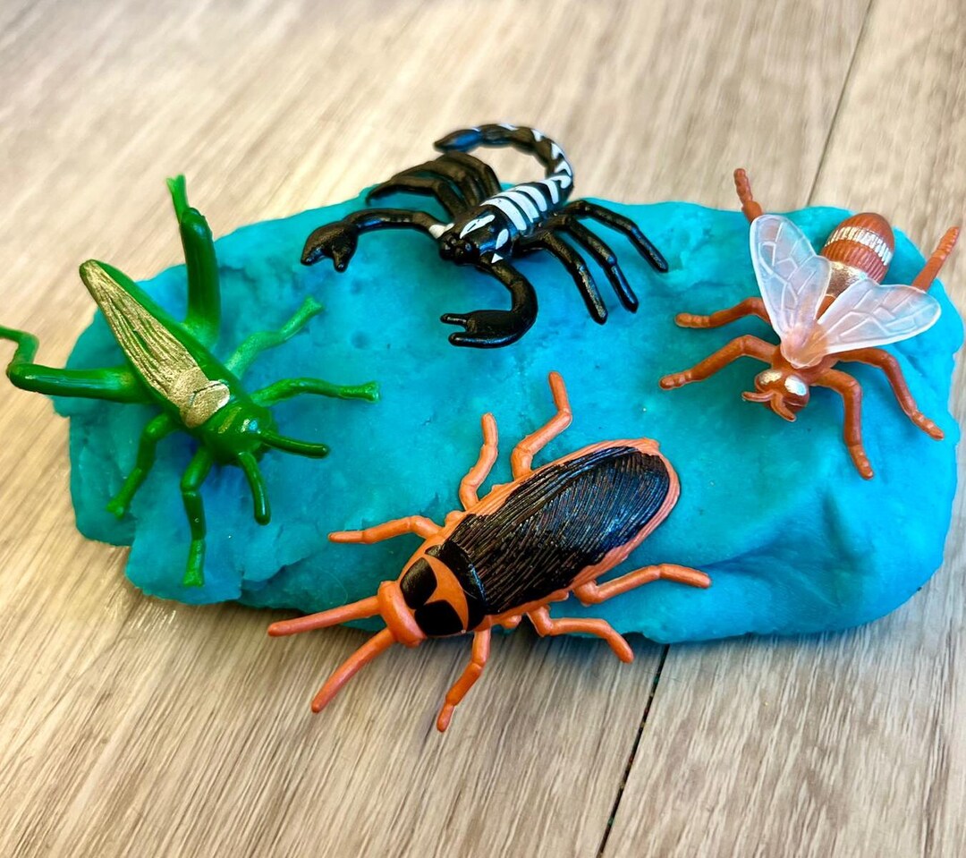 Mini Beasts Sensory Play Dough Jar: Bug Explorer Kit - Etsy