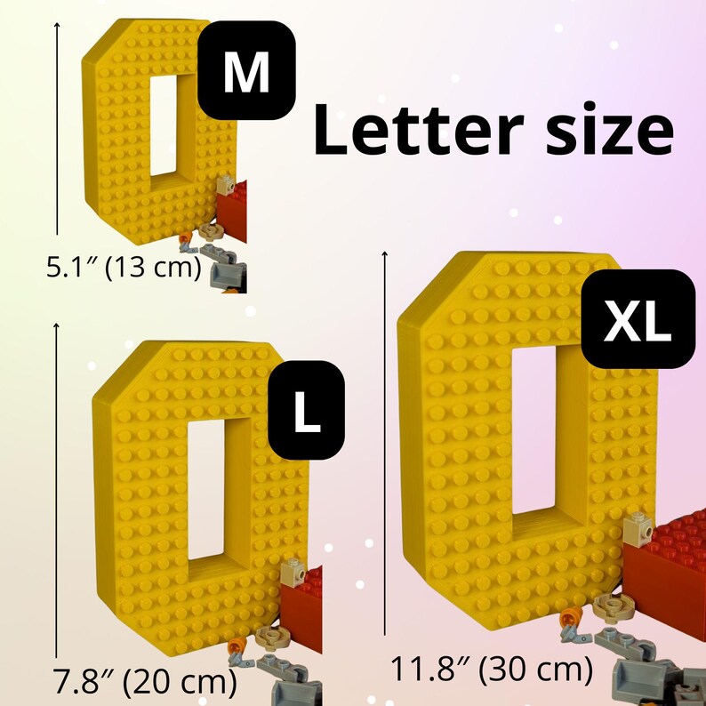 Custom 3D Block Name Sign: Kids Room Decor, Building Block Compatible ...