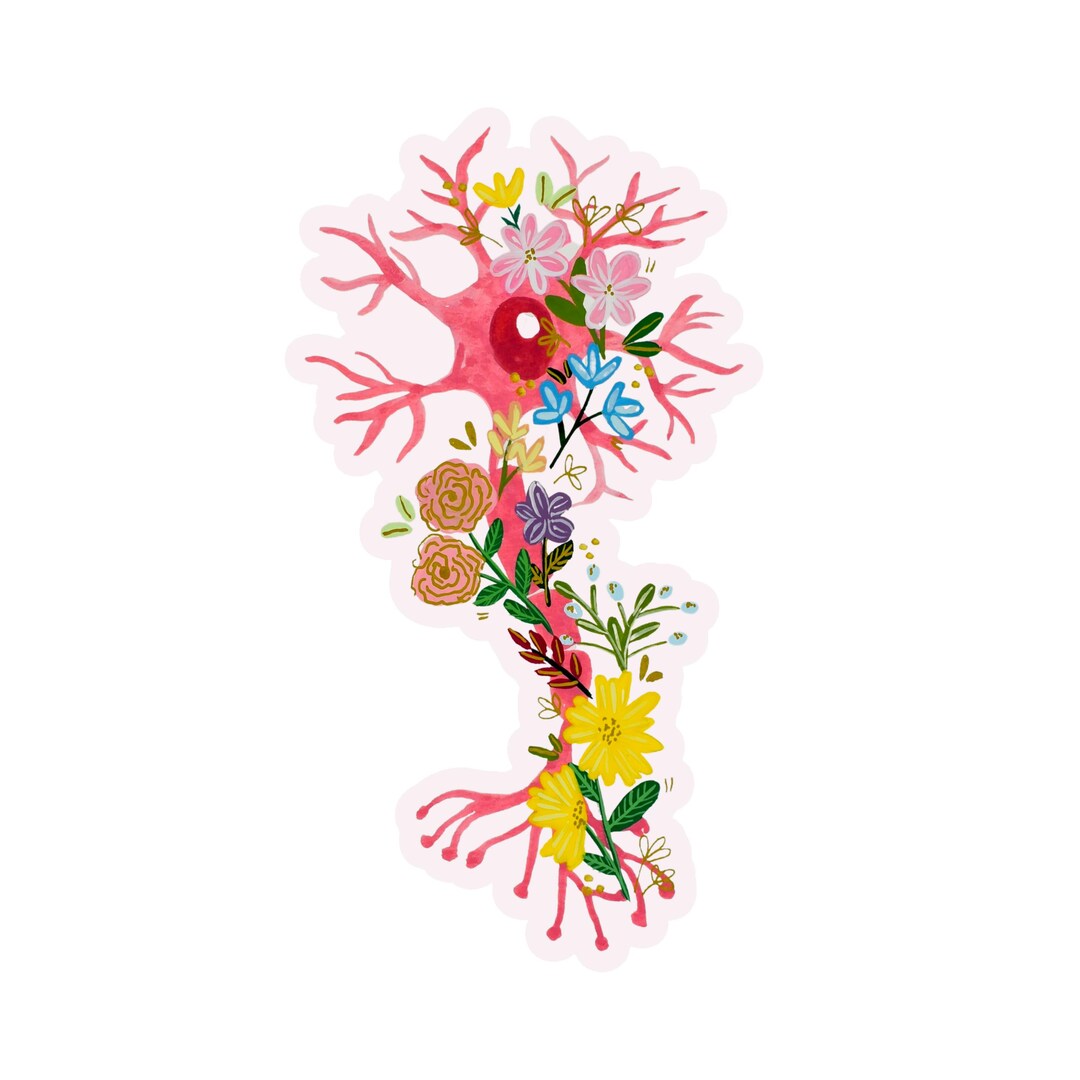 Neuron Sticker Waterproof Quality Vinyl Matte - Etsy