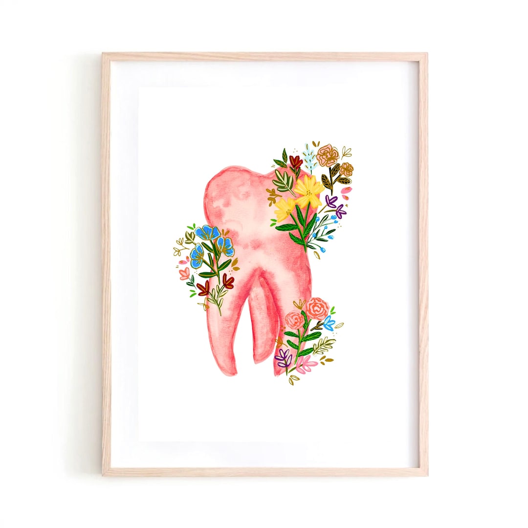 Tooth Art Print - Etsy