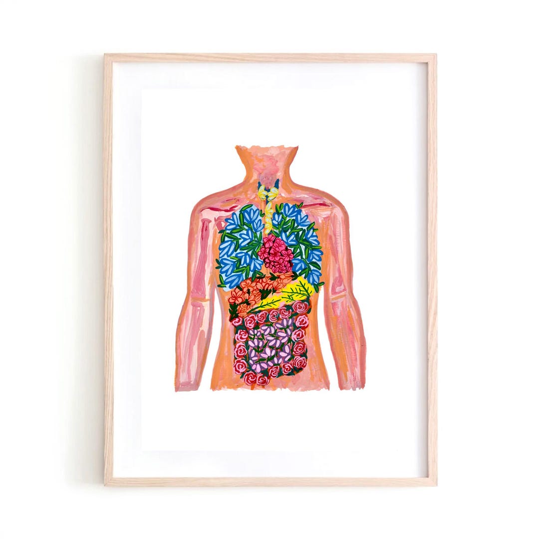 Human Body Art Print - Etsy
