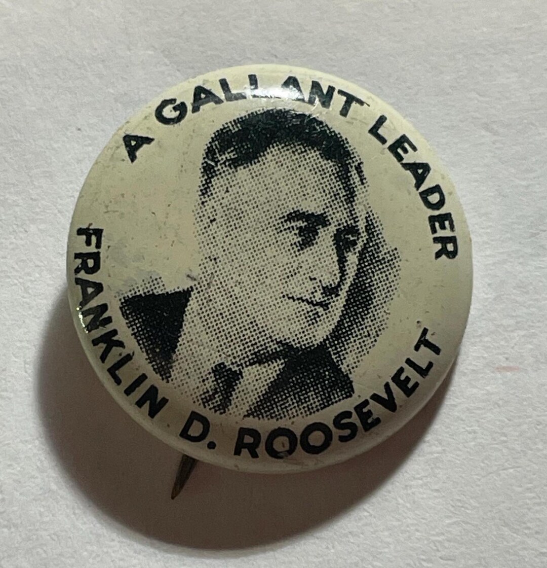 FDR Political Campaign Pin - Franklin D. Roosevelt, Union Made - Etsy