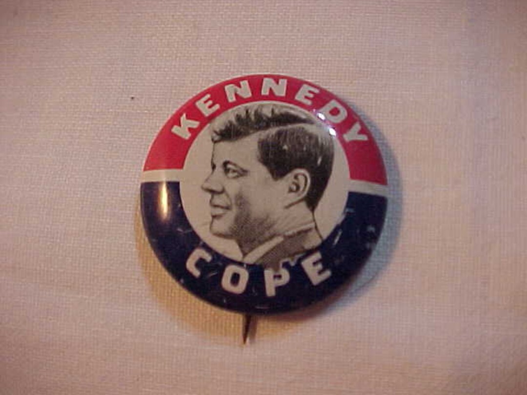 Kennedy COPE Campaign Button - JFK Political Pinback - Etsy