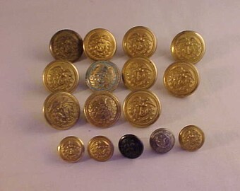 Navy Uniform Buttons | Etsy