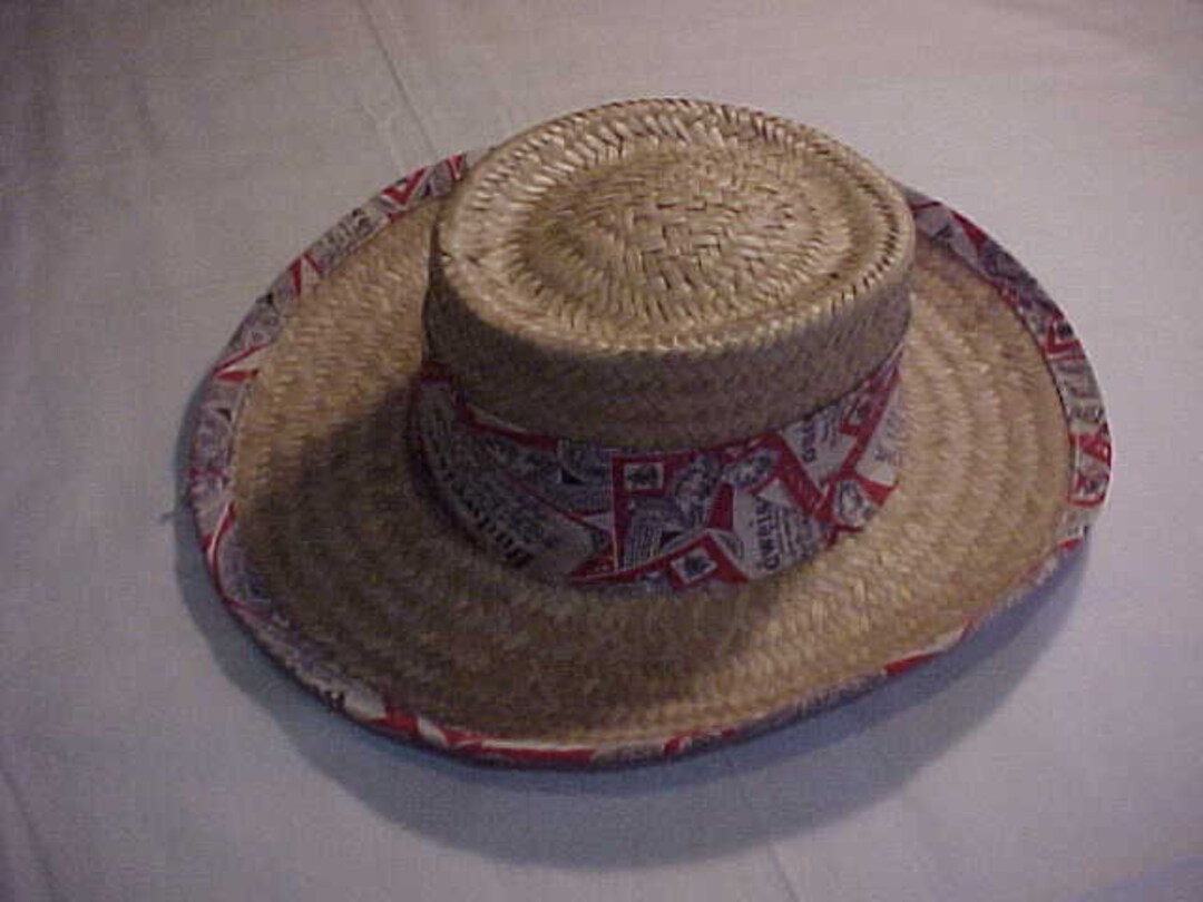 Budweiser Beer Straw Hat - Etsy