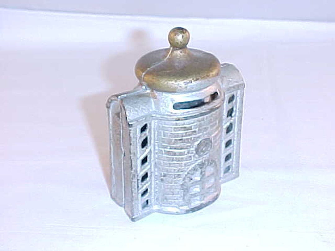 Cast Iron Bank A.C. Williams Presto Building Still Bank - Etsy