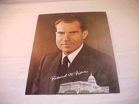 Memorabilia 8x10 Color Portrait of President Richard M Nixon ...