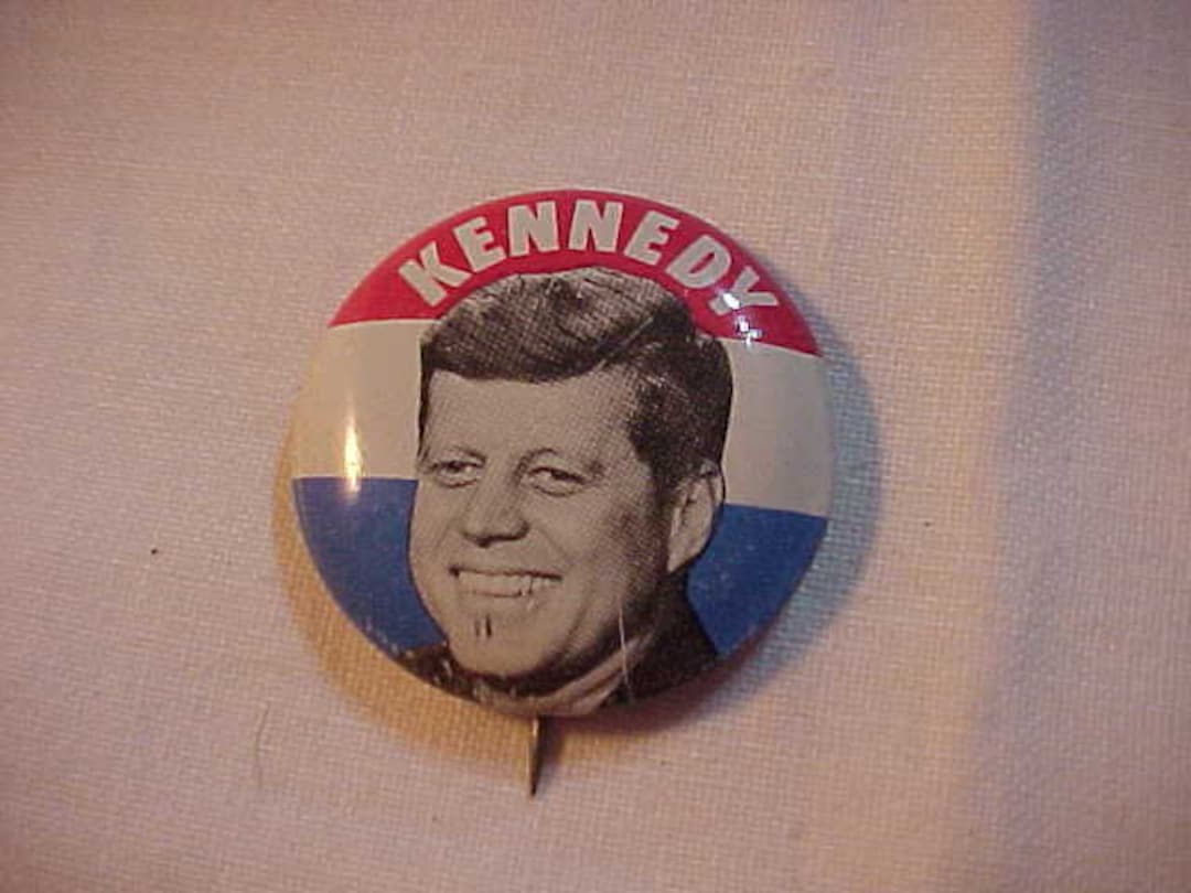 John F Kennedy JFK Jack Kennedy Political Pinback Campaign Button - Etsy
