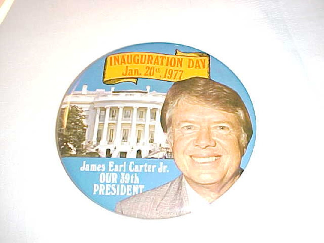Jimmy Carter Inauguration Day Campaign Pin (4 Inch) - Etsy