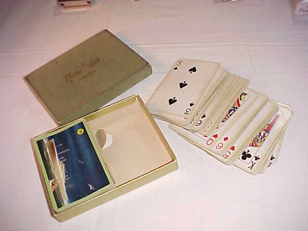 Delta Line Cruise Ship Line Playing Cards in Original Box - Etsy