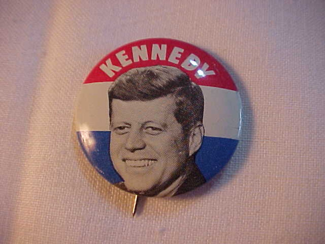 John F Kennedy JFK Jack Kennedy Political Pinback Campaign Button - Etsy