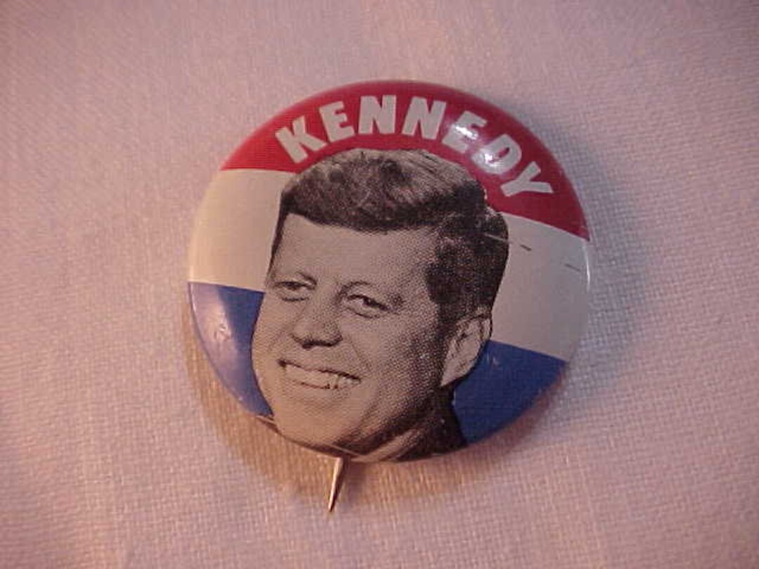 John F Kennedy JFK Jack Kennedy Political Pinback Campaign Button - Etsy