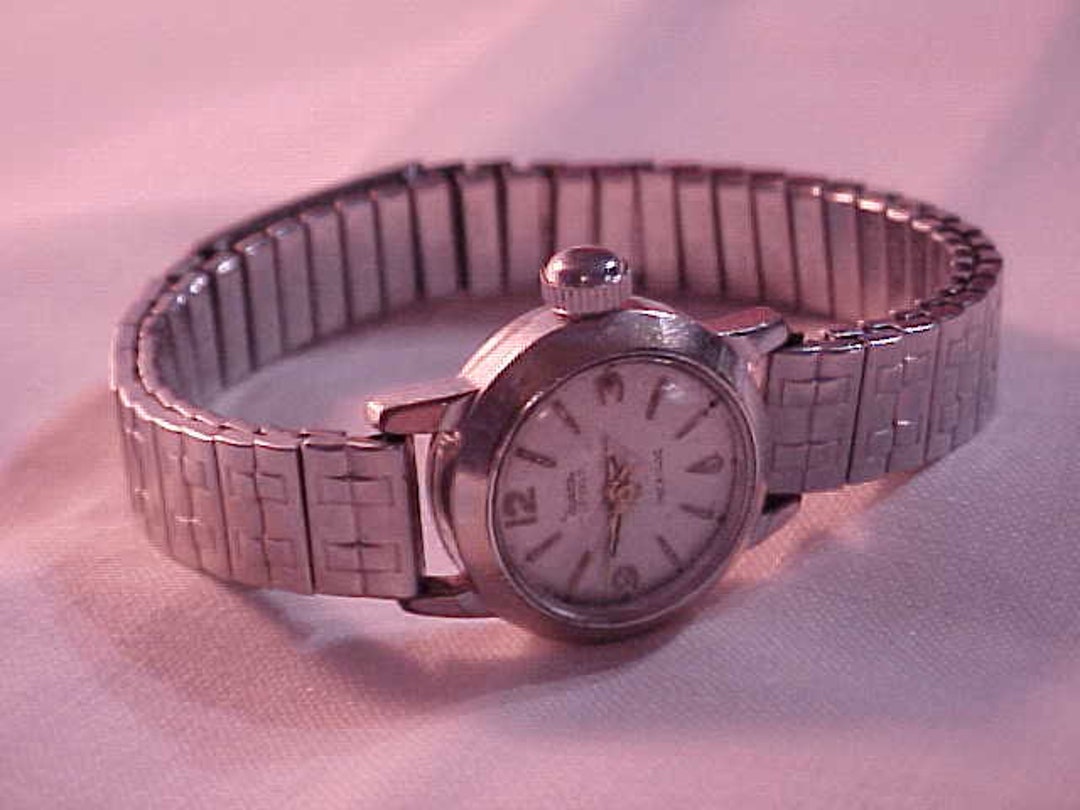 Rivana 17 Jewel Women's Stem-wind Watch With Waterproof Case and ...