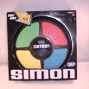 Hasbro Simon Electronic Memory Game Ages 8 in Original Box - Etsy