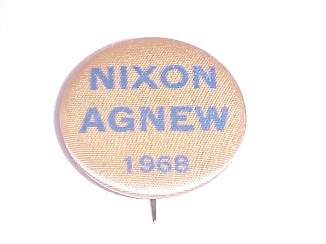 Nixon Agnew 1968 Richard Nixon and Spiro Agnew Political - Etsy