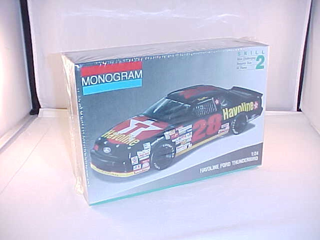 1991 Sealed Monogram Model Kit Havoline Ford Thunderbird Nascar - Etsy