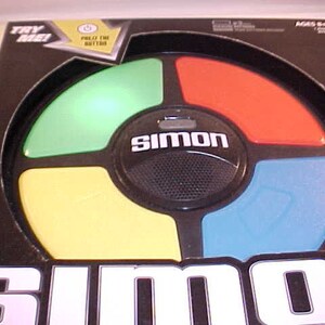 Hasbro Simon Electronic Memory Game Ages 8 in Original Box - Etsy