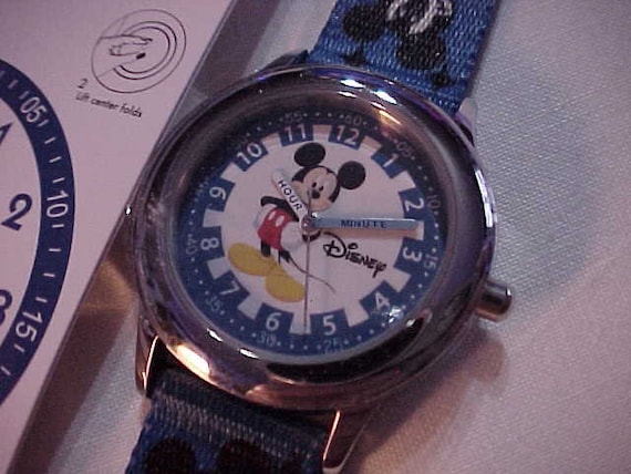 DISNEY MICKEY MOUSE Kids Time Teacher Watch In Origin… - Gem