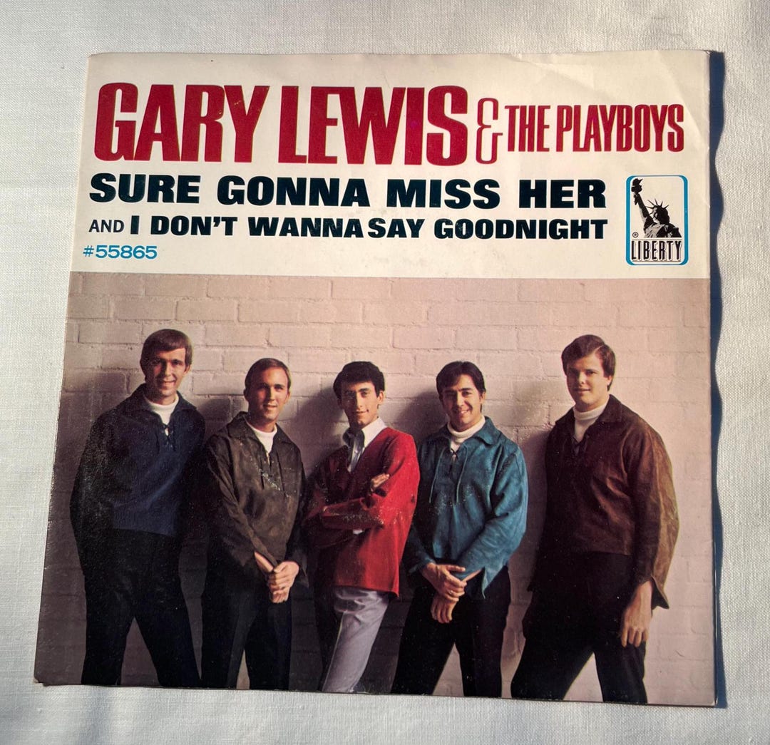 Gary Lewis & the Playboys "sure Gonna Miss Her" 45 Picture Sleeve ...