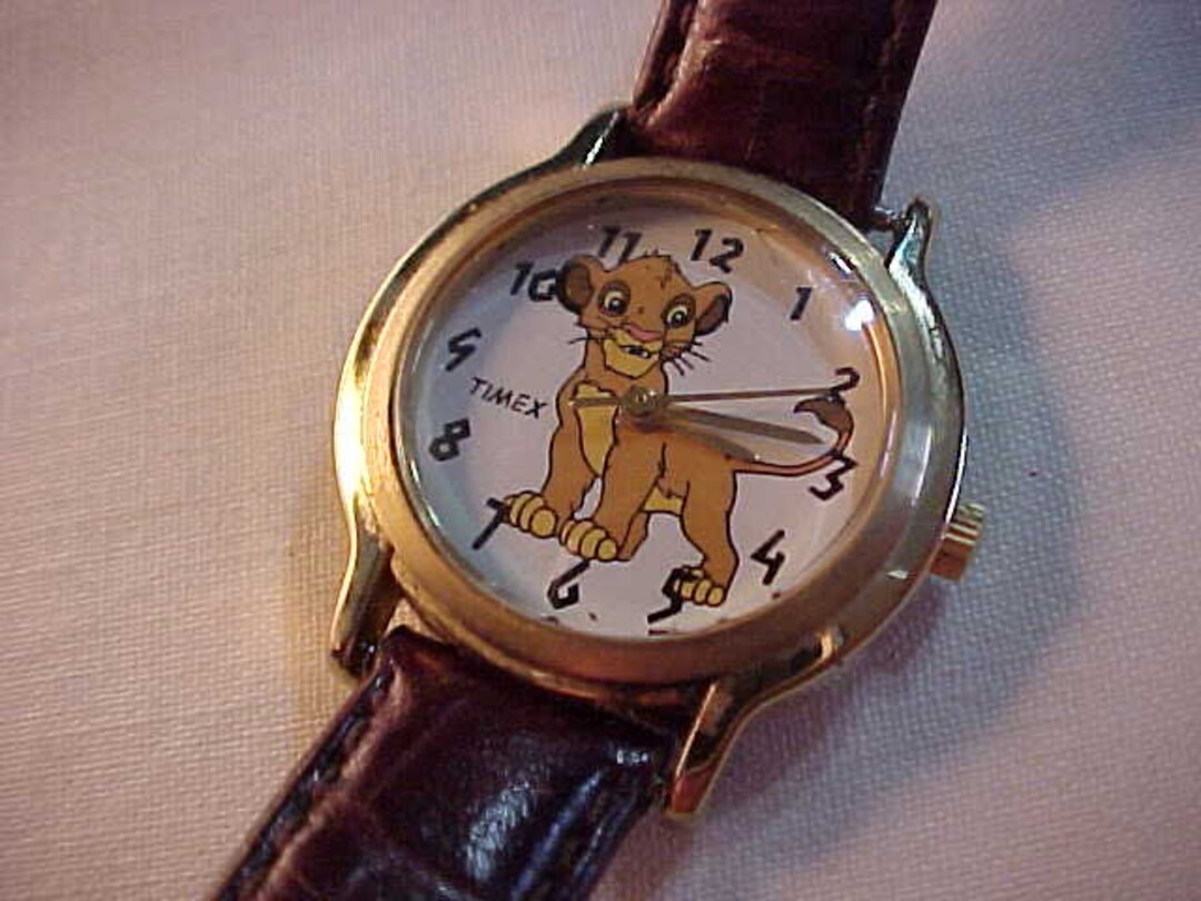 Timex Disney's Simba From the Lion King Wristwatch Working Condition ...