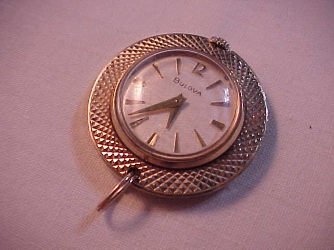 Bulova 17 Jewel Gold Pendant Watch Stem Wind in Working Condition - Etsy
