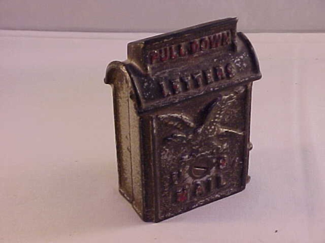 Cast Iron US Mail Letter Box Still Bank - Etsy