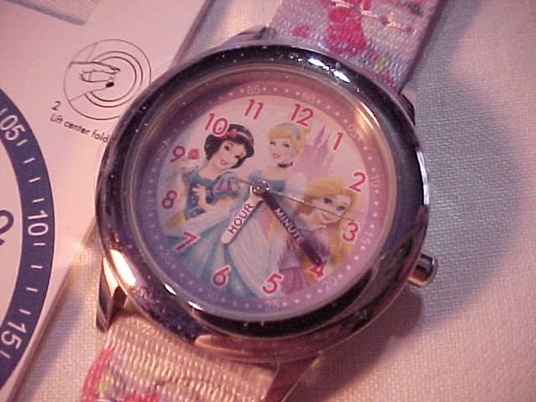 DISNEY Princesses Kids Time Teacher Watch in Original Box Working ...