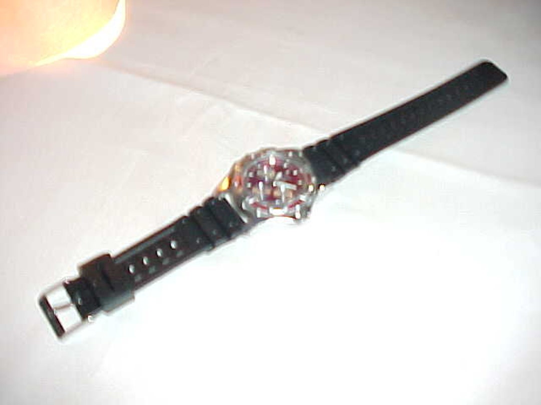 Men's Relic Wet Quartz Diving Watch Working Condition With New Black ...