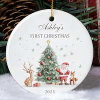 Personalized Christmas List Ornament - Etsy