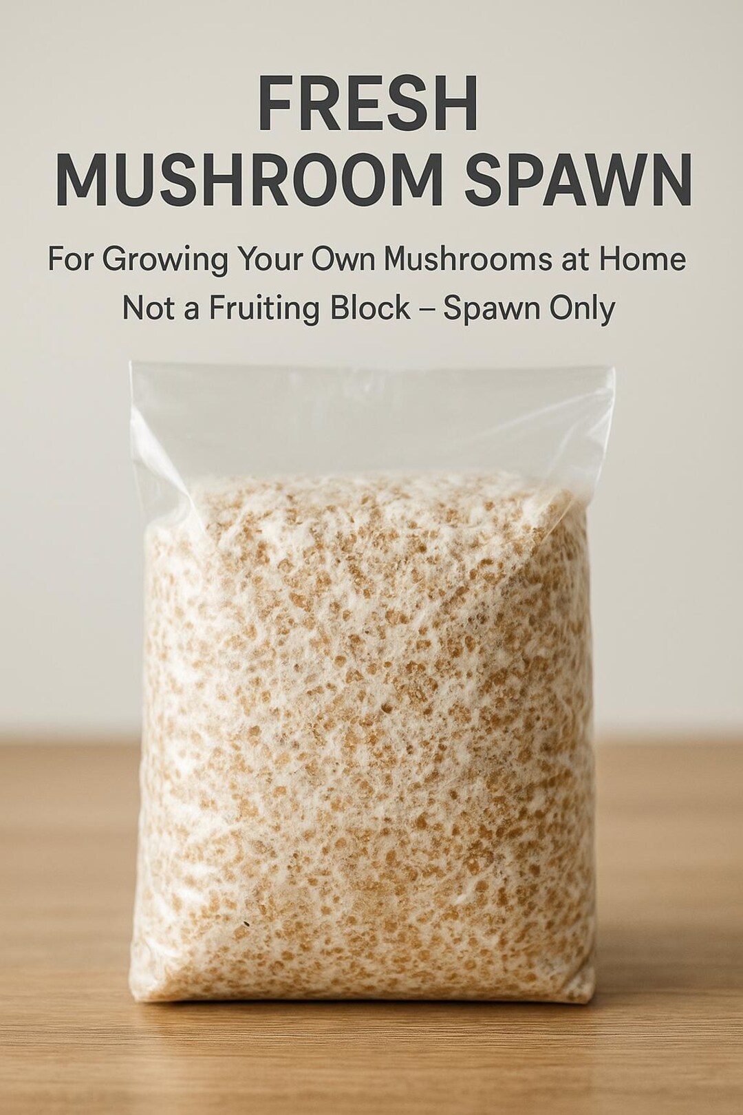 Sakura Pink Oyster Mushroom Spawn – 3lb Bag – Heat-tolerant & Fast ...