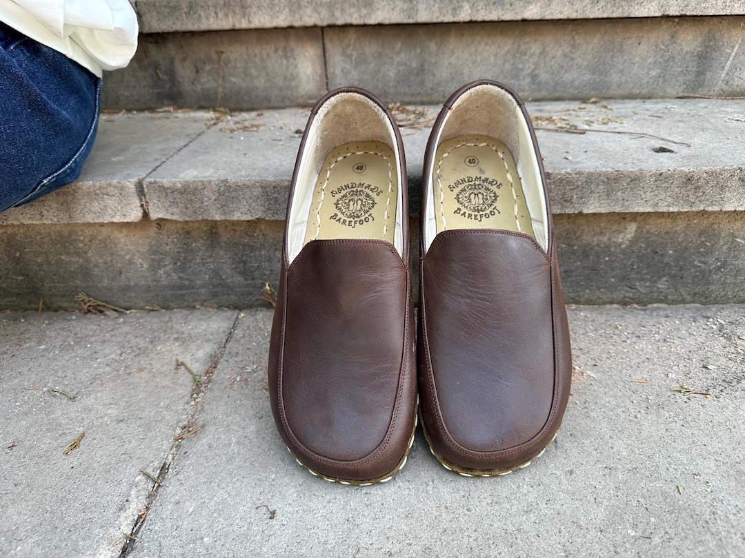 Handmade Leather Barefoot Shoes: Natural Grounding Comfort - Etsy