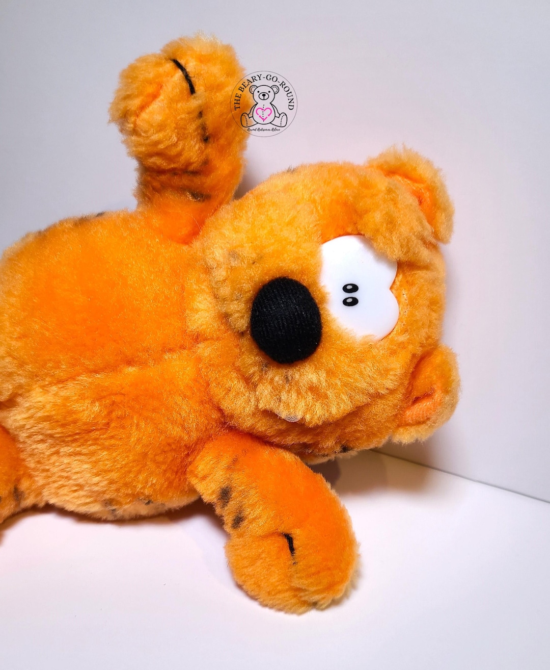 1997 Nanco HEATHCLIFF Orange Cat Stuffed Animal Toy Plush 8" Vintage ...