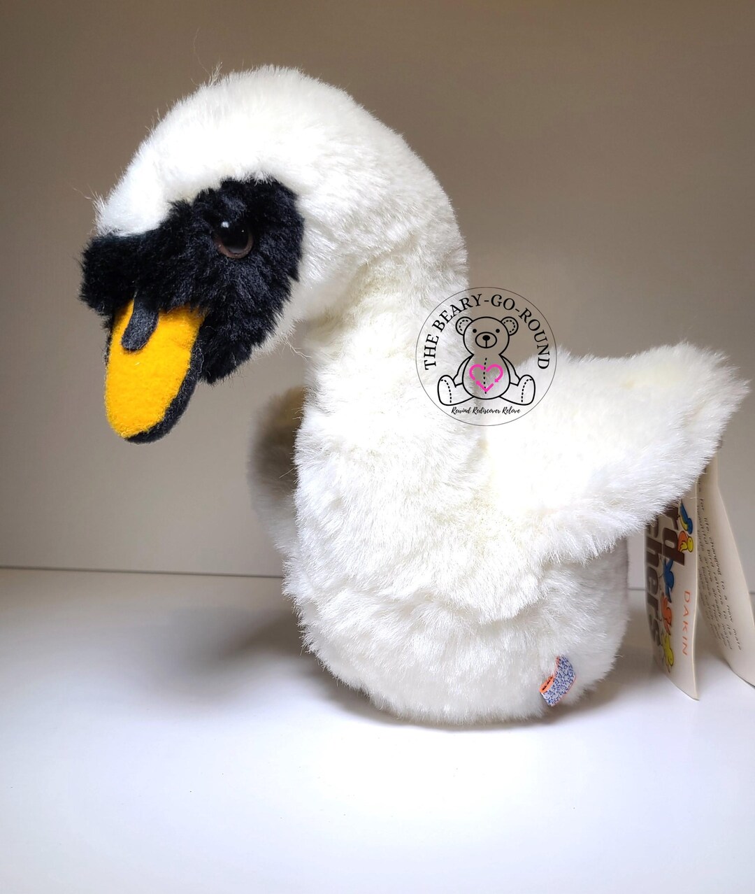 Vintage DAKIN 1981 Bird Watchers SWANEE the Swan 7" Plush Stuffed ...