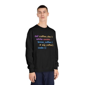 Software Coffee, One Dark Theme Inspired, Programmer Sweatshirt, Python ...