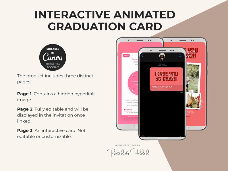 Anniversary Ecard – 3 Page Animated & Interactive Digital Card ...