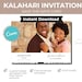 Kalahari Wedding Invitation Suite – African Pattern Invite, RSVP Card ...