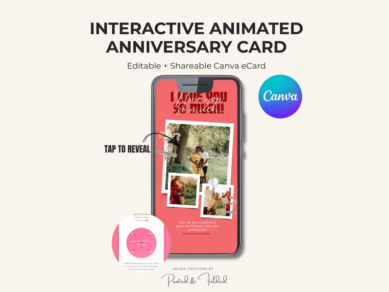 Anniversary Ecard – 3 Page Animated & Interactive Digital Card ...