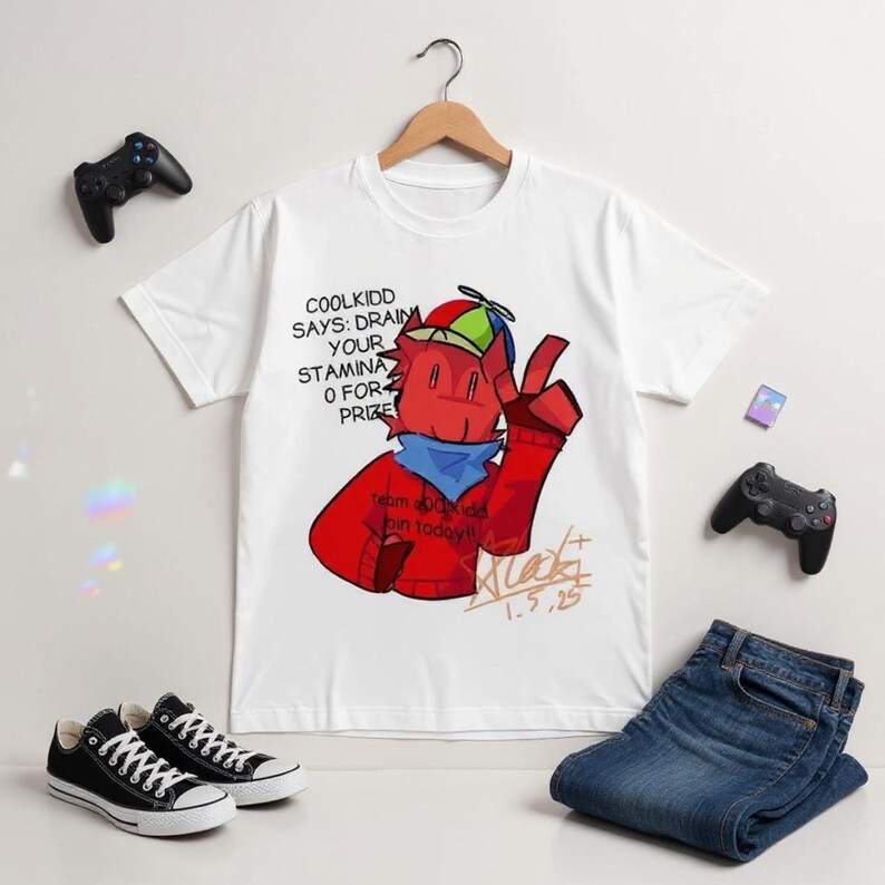 Forsaken Gamer T-shirt: C00lkidd Graphic Print, Loose Fit Tee - Etsy