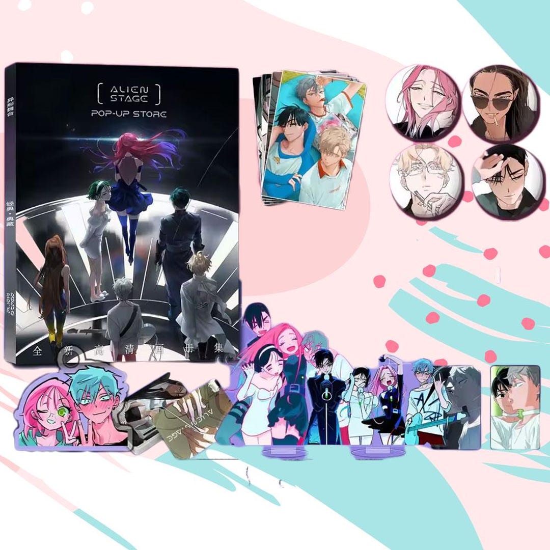 Alien Stage Anime Gift Set: Photobook, Cards, Acrylic Stand & More ...