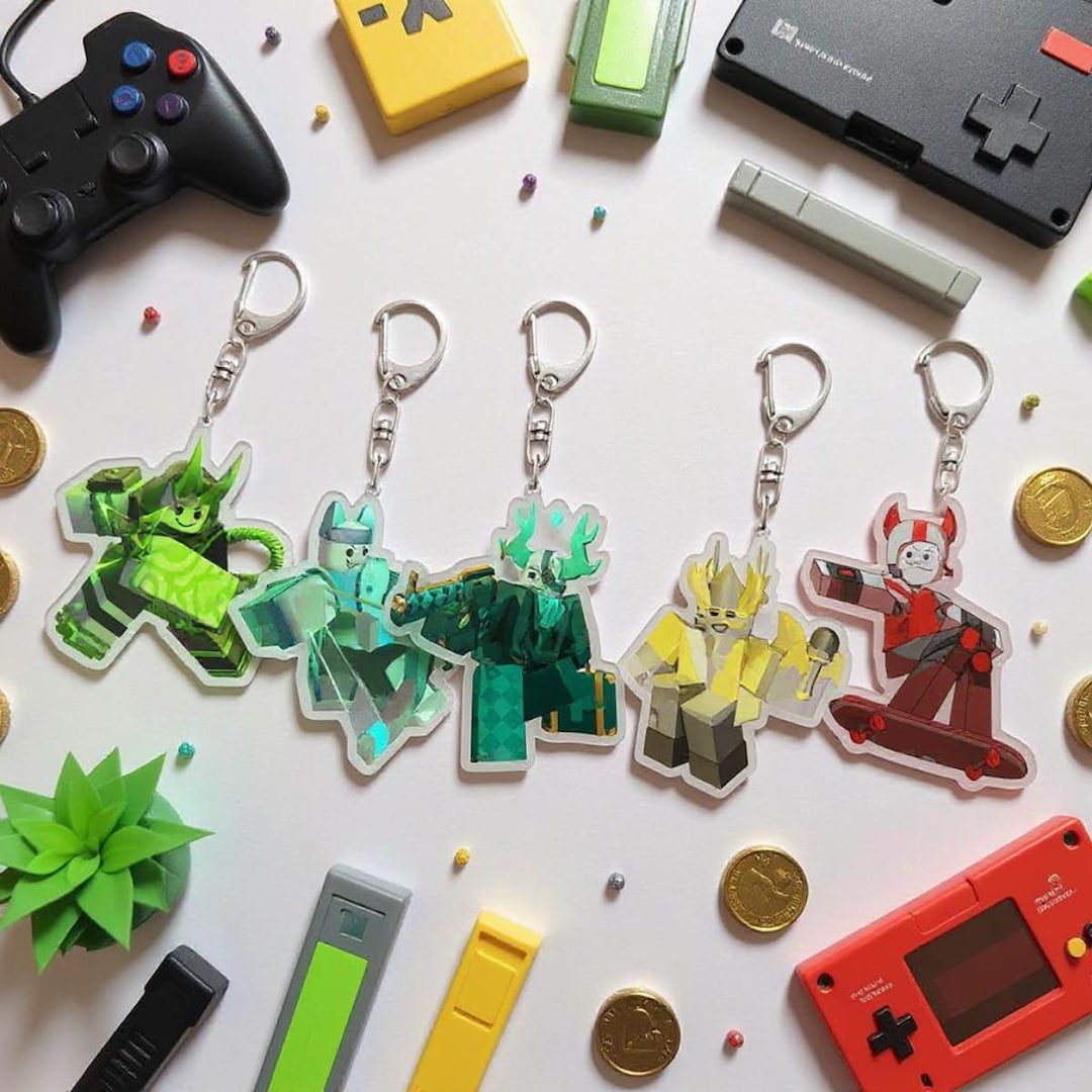 Chibi Phighting Keychains Cartoon Game Accessories Bag Keyrings Jewelry Gifts Medkit Subspace ...