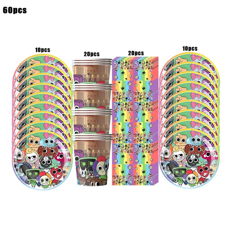 Dandy's World Birthday Party Decoration Set, 103-piece - Etsy