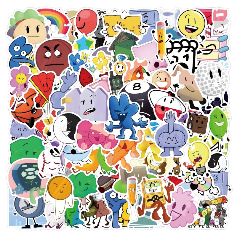 Bfdi Stickers - Etsy